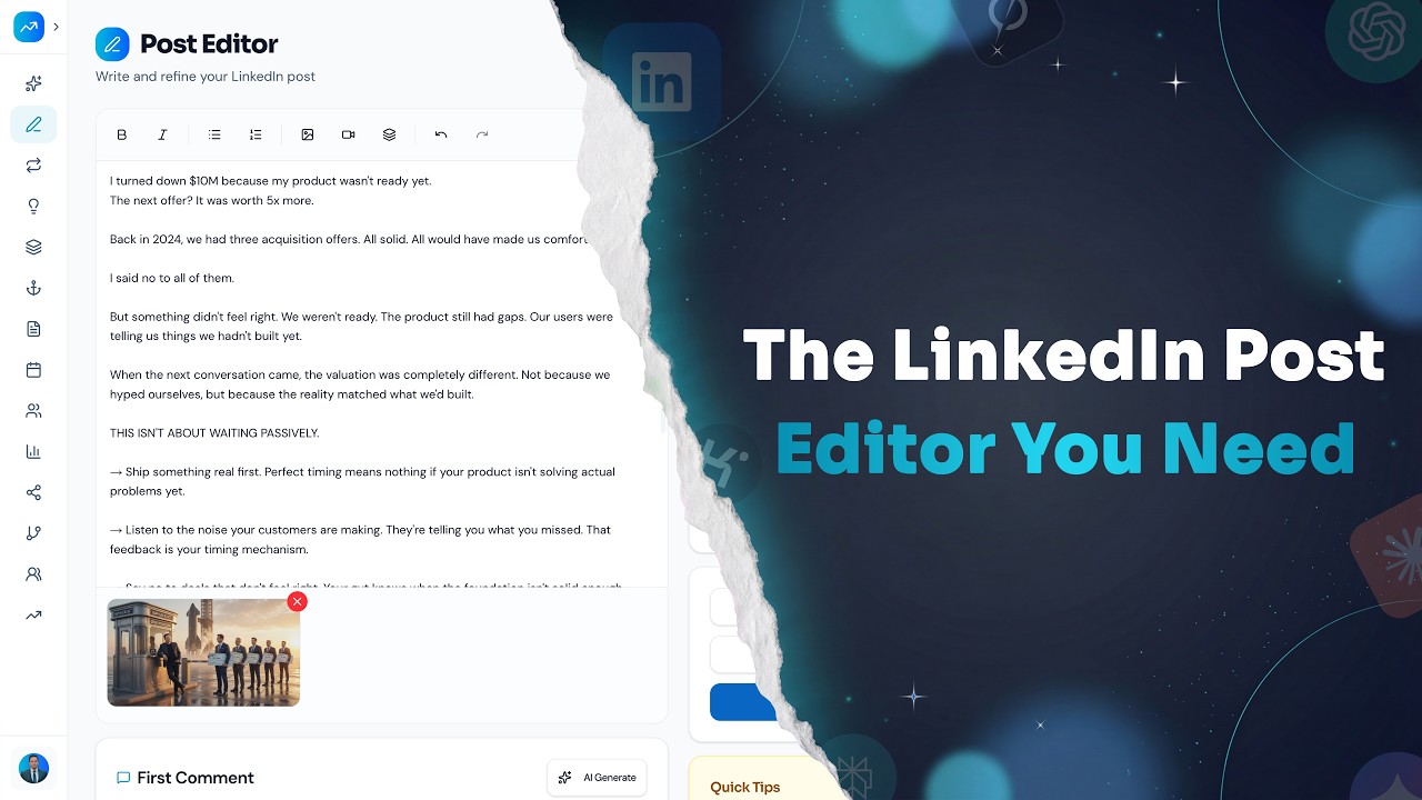 The LinkedIn Post Editor That Shows You What Followers See | LinkedGrow