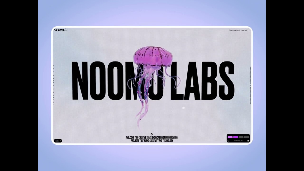 UX Design Inspiration: Noomo Labs by Roman Osypenko for Noomo Agency