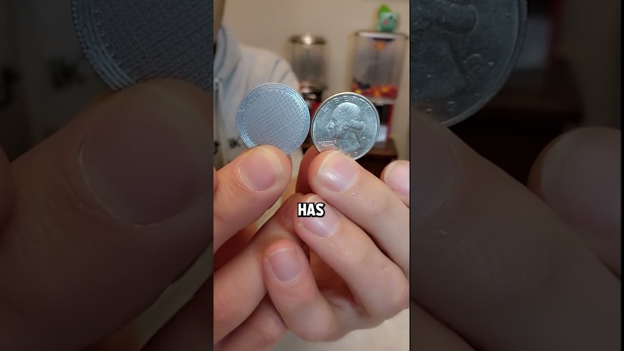 Will A 3D Printed Quarter Work In A Gumball Machine? #shorts