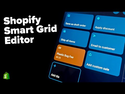 How to Use The Shopify POS Smart Grid Editor - Tutorial