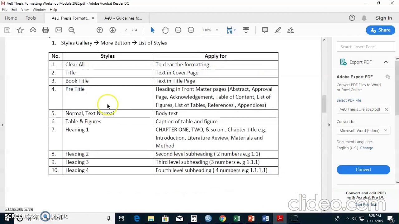 SESSION 2 preliminary and styles combined