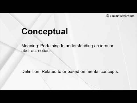 Conceptual Meaning