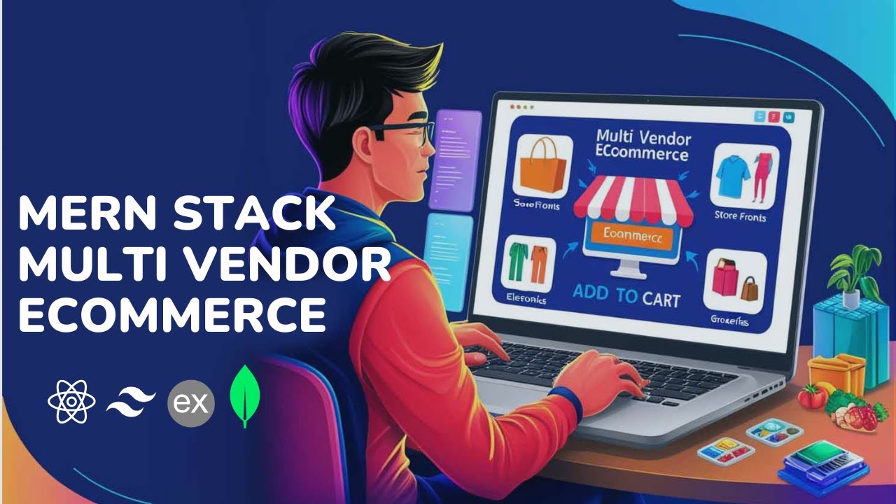 🚀 Complete Multi Vendor eCommerce Website with MERN Stack Project | Full Tutorial 2024