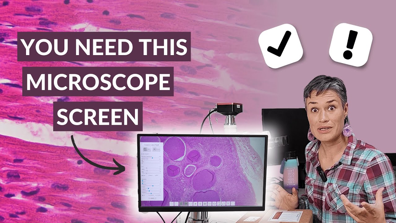 Unboxing and Set up of a Microscope Monitor Display