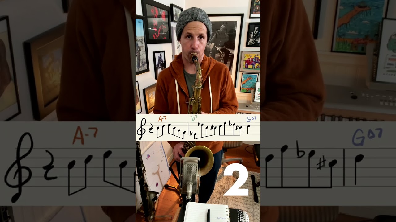 Jazz lessons - bebop vocabulary (Lick 101! + some)