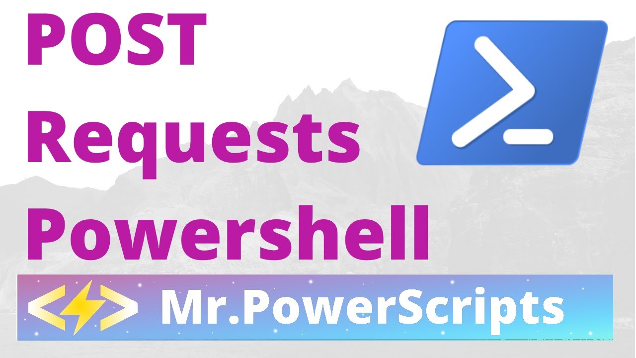POST Request to REST API with Powerhsell !