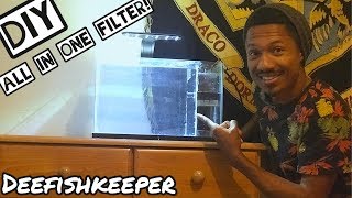 My DIY Internal Aquarium Filter Setup!!! - The DIY Aquarium