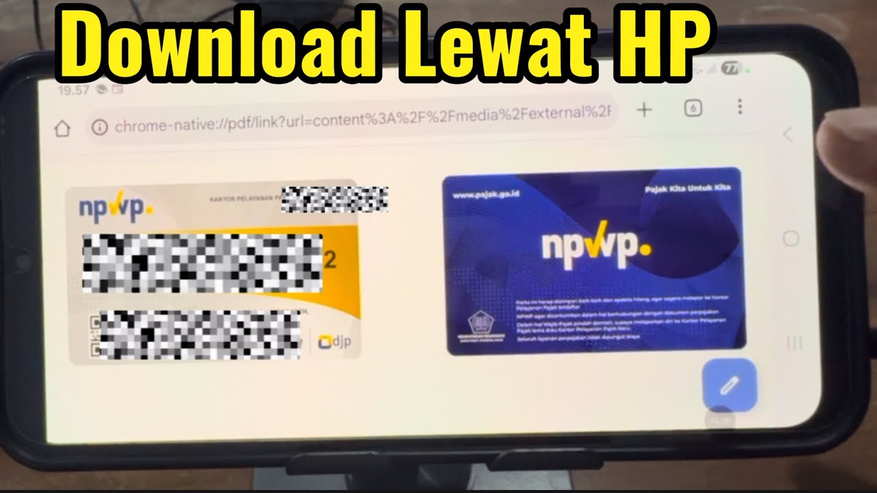 How to Download a Taxpayer Identification Number (NPWP) Card on Coretax via Mobile ~ Solution for...