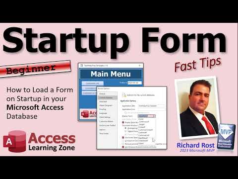 How to Load a Form on Startup in your Microsoft Access Database