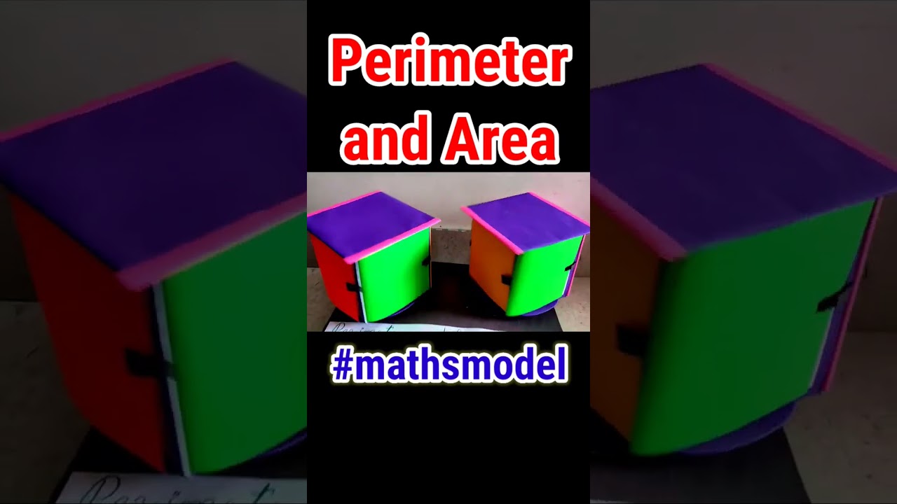 Perimeter and Area model/Maths Model/Maths Project/Maths TLM/#mathsproject #mathsworkingmodel