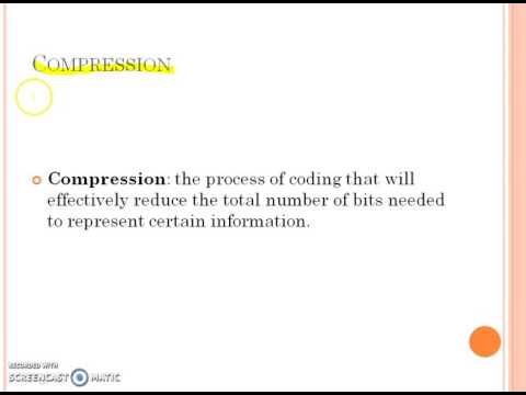 Introduction to multimedia data Compression