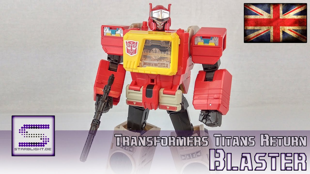 Transformers Generations Titans Return Blaster Review (English)