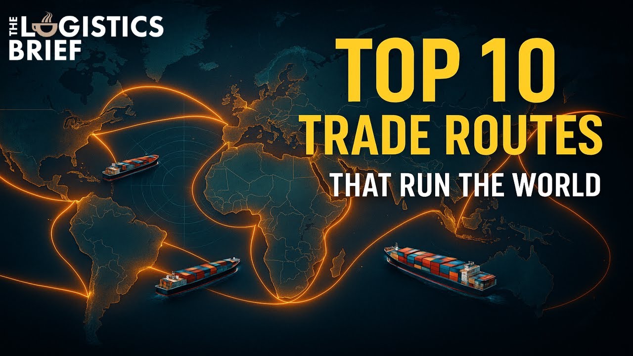 Top 10 Ocean Routes That Move the World!