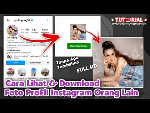Cara Lihat & Download Foto Profil Instagram Orang Lain Full HD