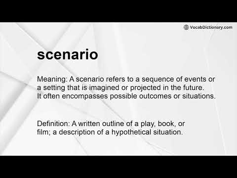 scenario Meaning