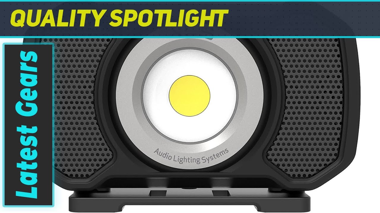 ALS Advanced Lighting Systems AUD202H: The Ultimate Rechargeable Work Light with Bluetooth