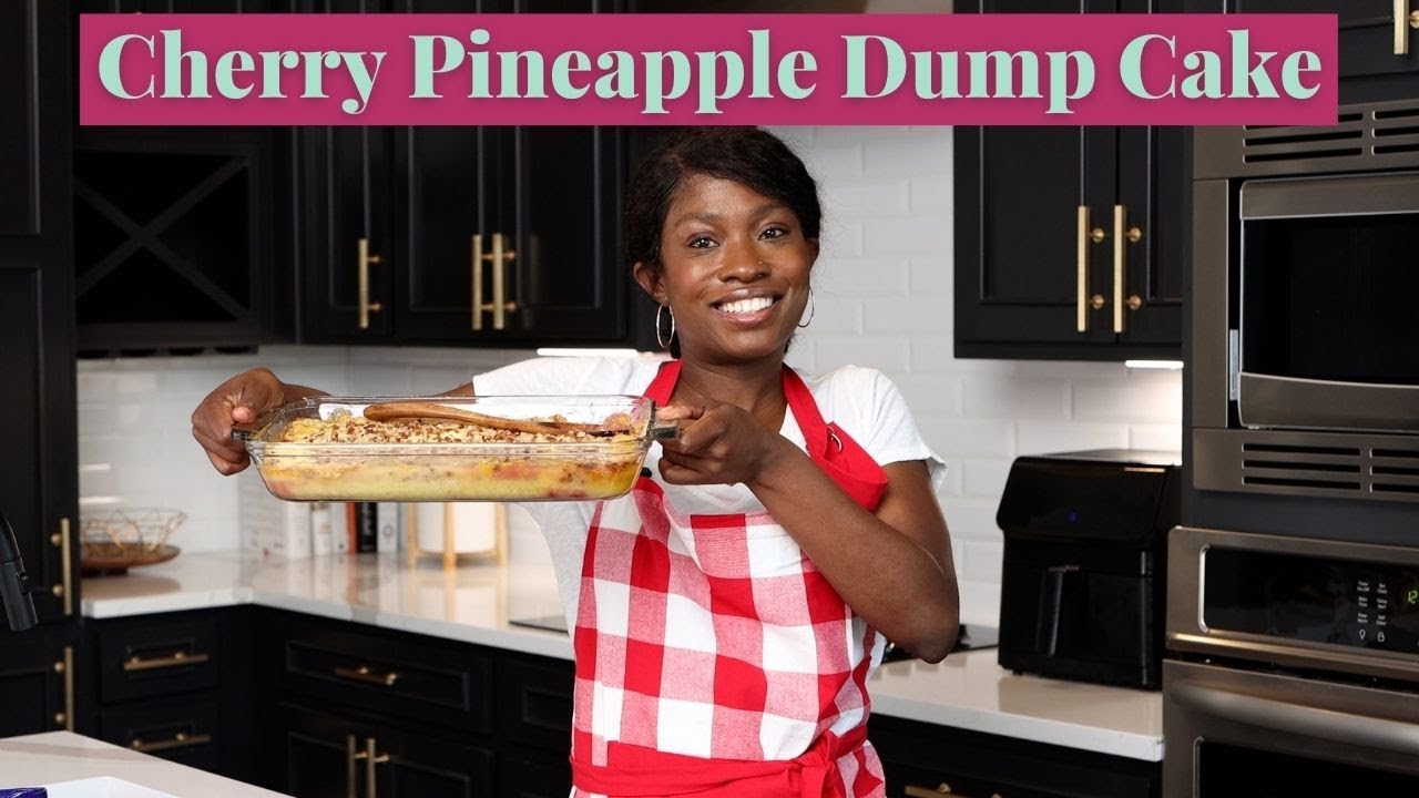 How To Make A Cherry Pineapple Dump Cake | Quick & Easy Dessert Idea