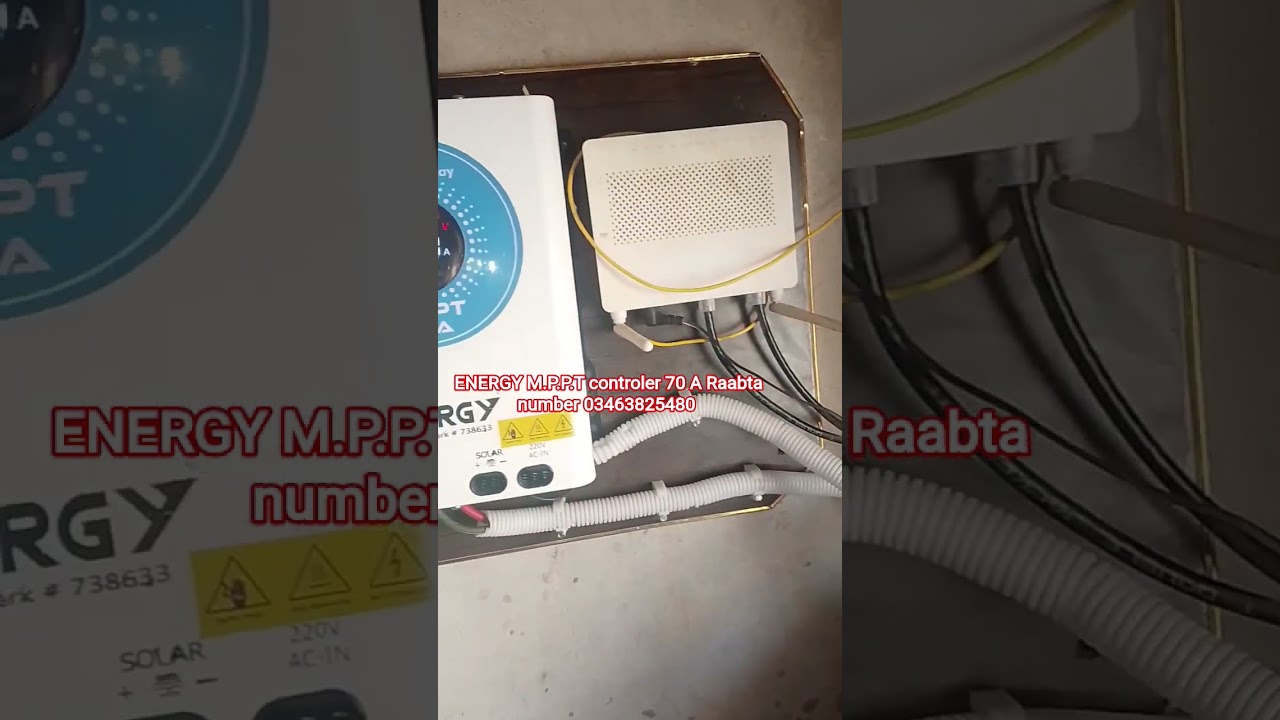 energy mppt controller two panel 180 wat aur ek 280 wat ka panel hai 70 empier