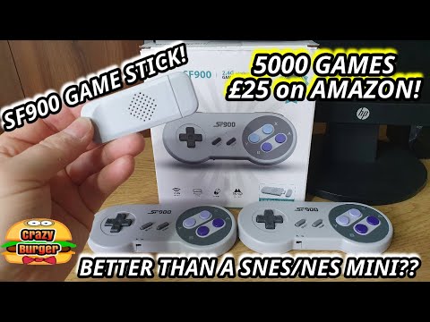 SF900 SNES/NES Game Stick - 5000 Games £25 on Amazon! Better than a SNES/NES Mini??