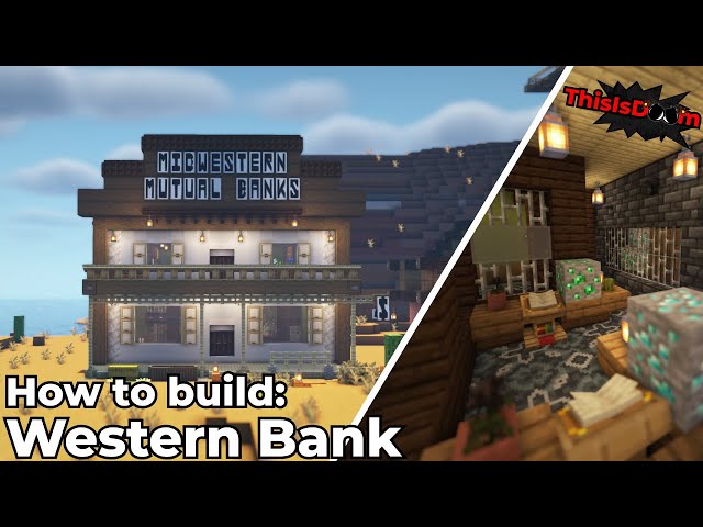 Wild West Bank (Build and Litematic) Minecraft Map