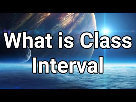 What is Class Interval. Urdu/ English