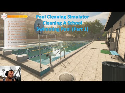 Steam Community :: Video :: Pool Cleaning Simulator Cleaning A School Swimming Pool Part 1