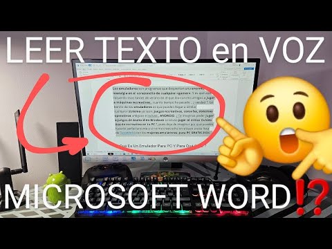 🔊👈📝 Como ACTIVAR el LECTOR de VOZ en WORD (LEER TEXTOS en VOZ ALTA) 2025