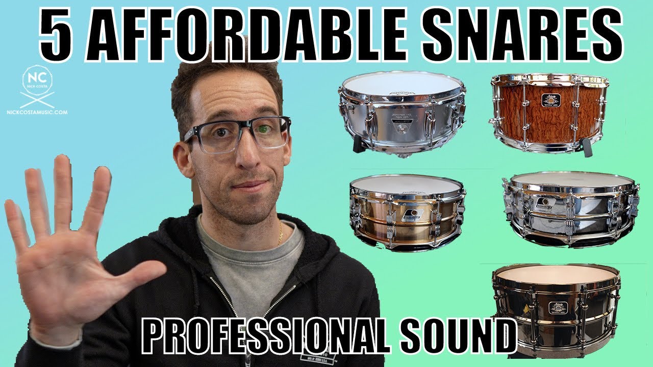 5 Budget Friendly Snare Drums with a Professional Sound