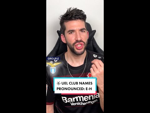 Pronouncing the FULL NAME of every Europa League Club (Part 2: Groups E-H)