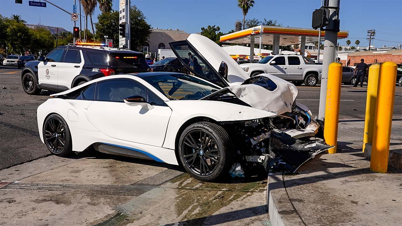 Someone Took GTA Too Seriously, Crashed BMW i8 In Front of RDB LA Shop ...