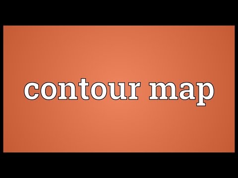 Contour map Meaning