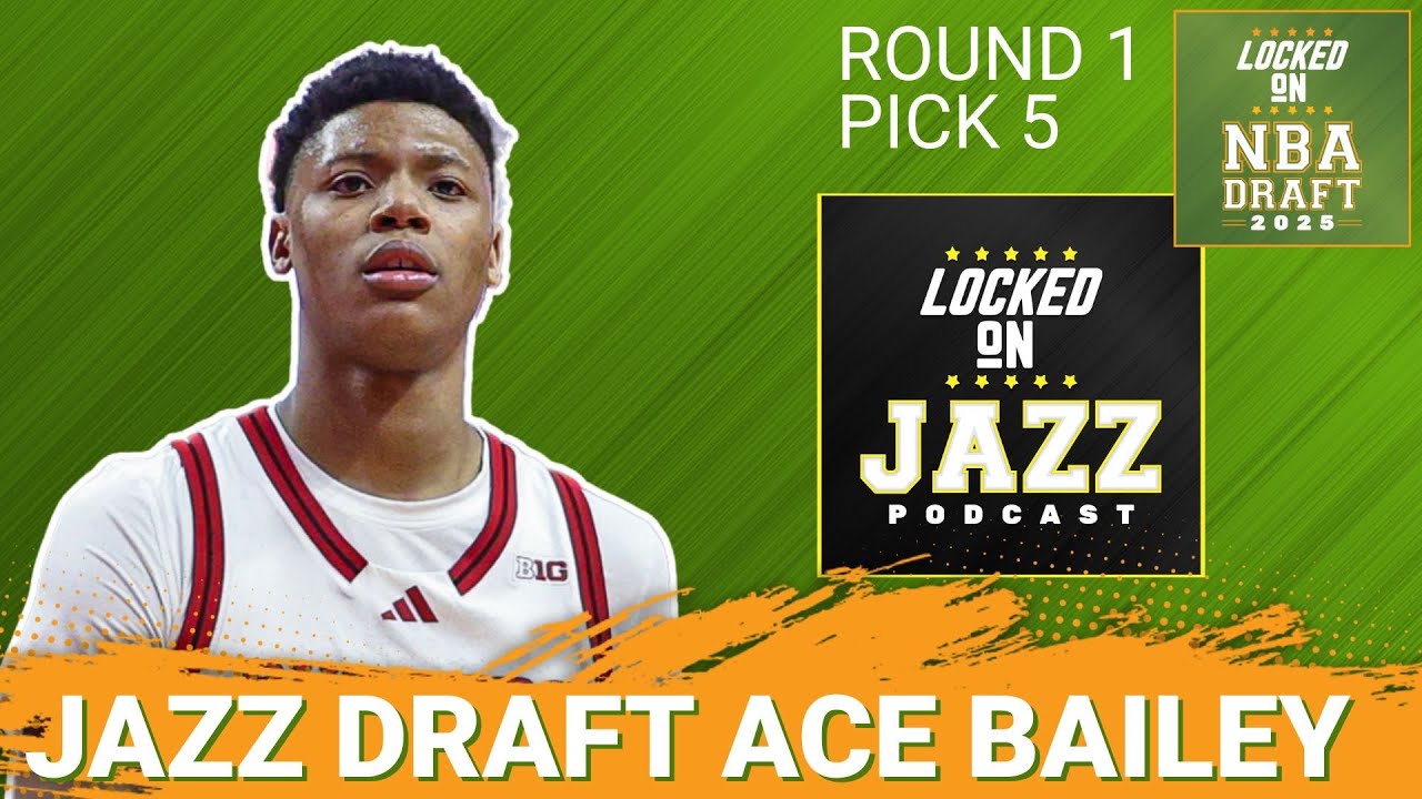 BREAKING: Utah Jazz Select Ace Bailey 5th Overall | BOOM or BUST Pick?