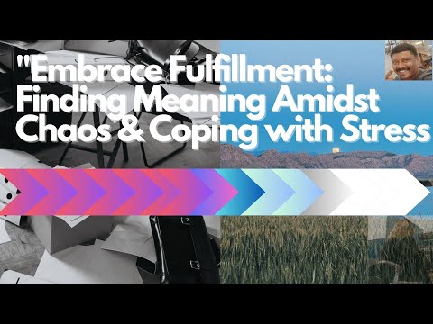 Finding Meaning Amidst the Chaos - Coping with Stress and Embracing a Fulfilling Life"