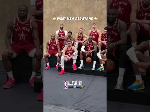 A first look at the 2024 West NBA All-Stars! πΈ#NBAAllStarGame #NBAAllStar #NBAAllStar2024