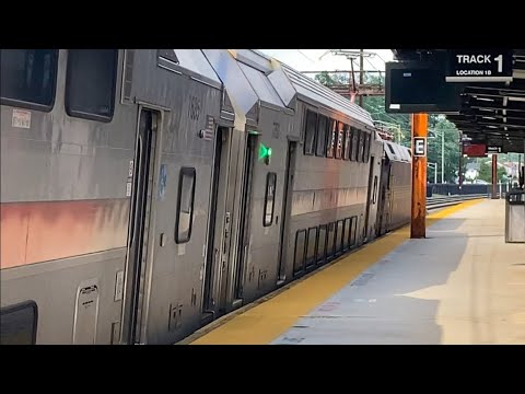 NJT PRR Heritage Unit Departing Metropark Station To NY Penn! 7/16/2021 #shorts