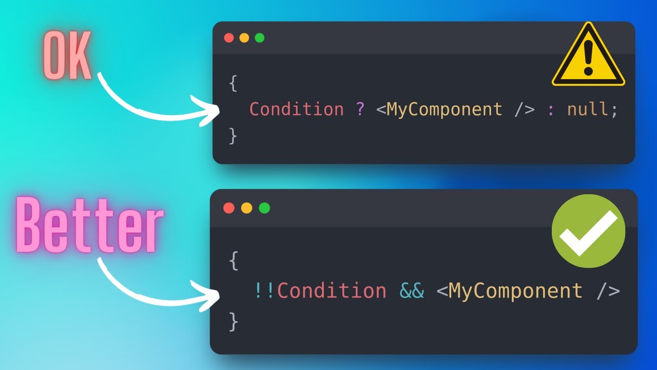 A Better Way For Conditional Rendering In React