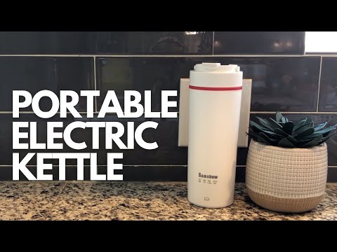 Bring Hot Water With You On The Go With A Portable Electric Kettle!