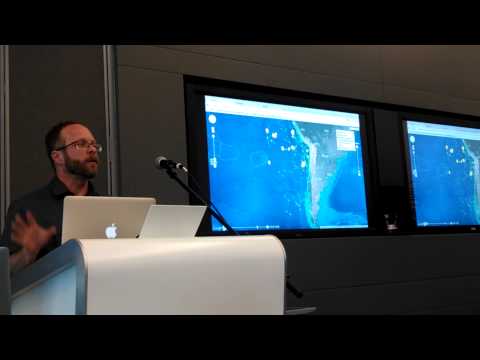 Paul Woods (Skytruth) Snippet: "Automated Fishing Behavior Heatmap using SpaceQuest AIS data."