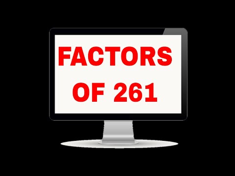 Factors of 261