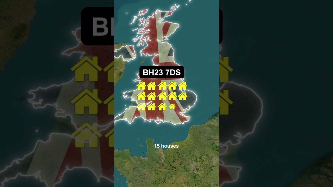 What do Postcodes actually mean? #facts #uk #british