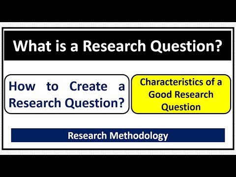 What is a Research Question?How to Develop Good Research Question-Features of Good Research Question