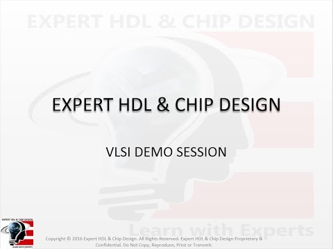Free Demo of our Online Course on ASIC Verification.