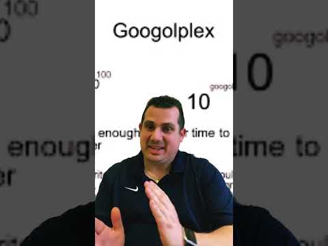 What is a Googolplex? #youtubeshorts #mathfactoftheday