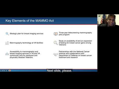 Webinar: MAMMO for the Masses: Understanding the MAMMO Act