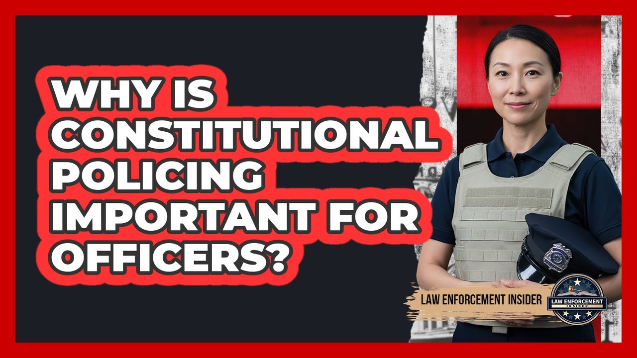 Why Is Constitutional Policing Important for Officers?