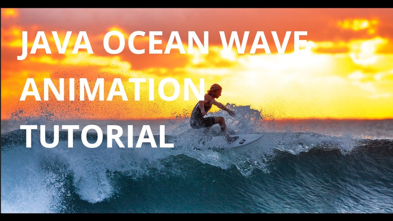Java ocean wave animation tutorial #javaprogramming #java