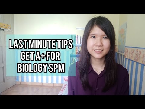 QUICK LAST MINUTE TIPS TO GET A+ FOR BIOLOGY IN SPM KSSM | victoriactual