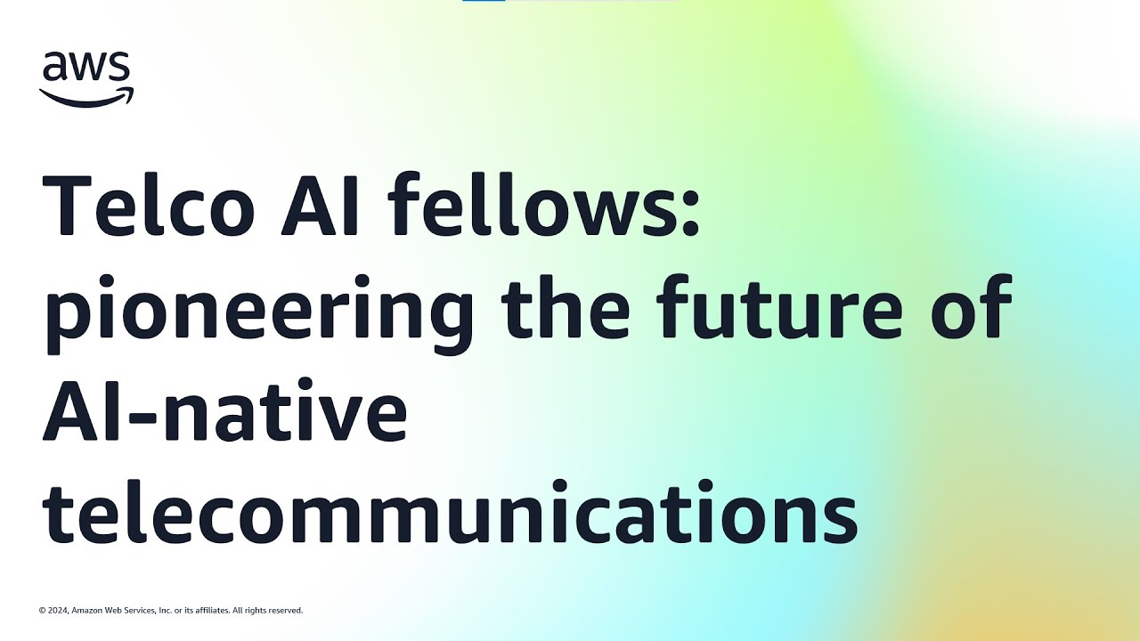 Telco AI fellows: pioneering the future of AI-native telecommunications | Amazon Web Services