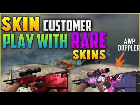 Skins Customer - PLAYING WITH CUSTOM SKINS ONLINE - CSGO (PUBLIC SERVERS) 2016