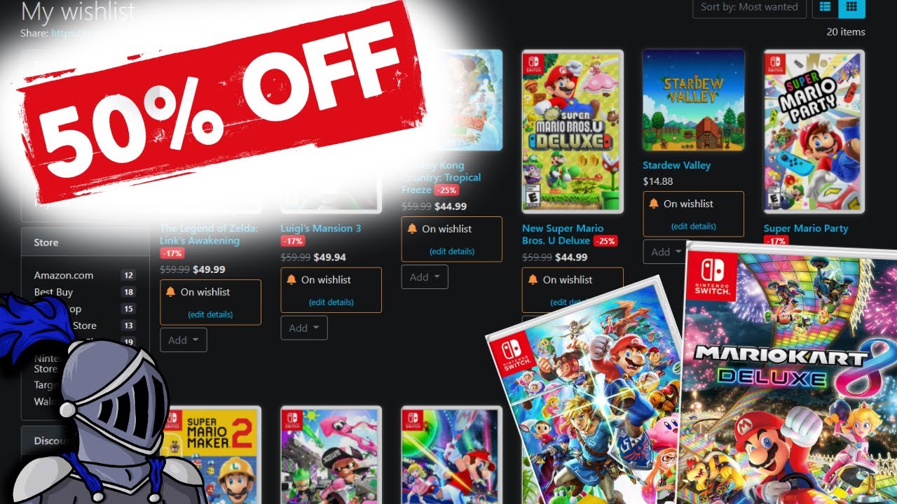 How to get switch games on a Discount! Using Deku Deals up to 50 percent off
